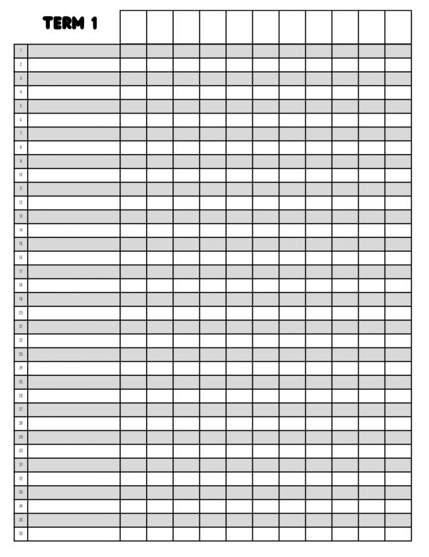 Planner for teachers, customized to your needs